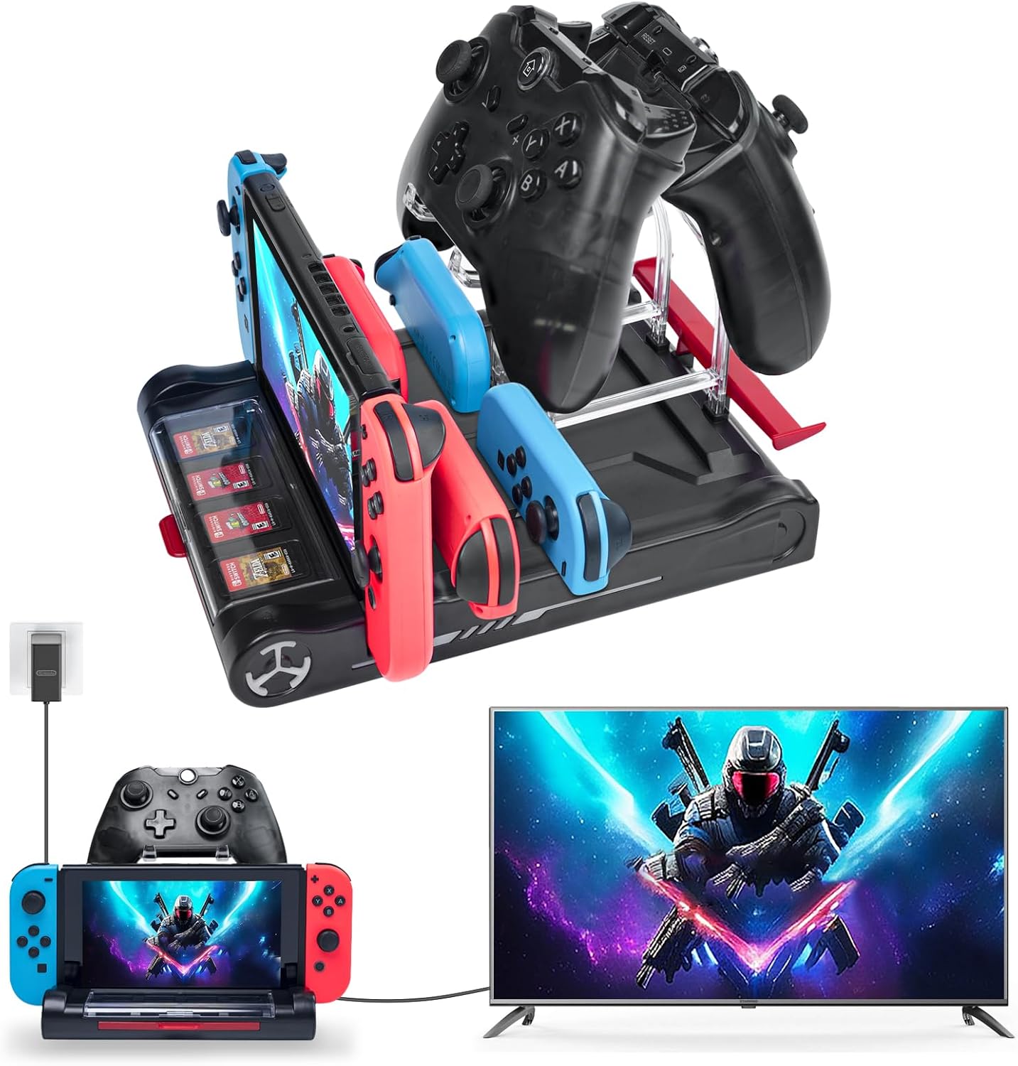 Amazon.com: TV Dock Station Compatible with Switch/Switch OLED, with ...