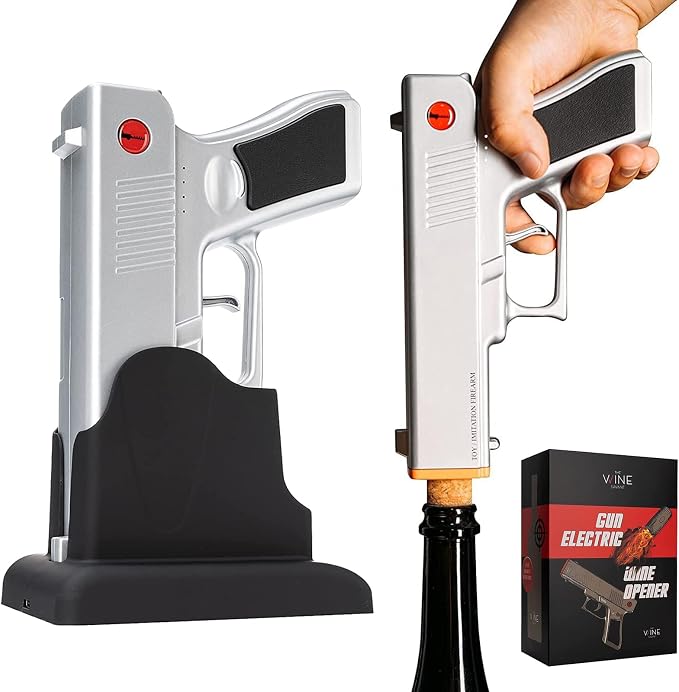 Amazon.com: Electric Gun Wine Opener - Corkscrew Wine Opener ...