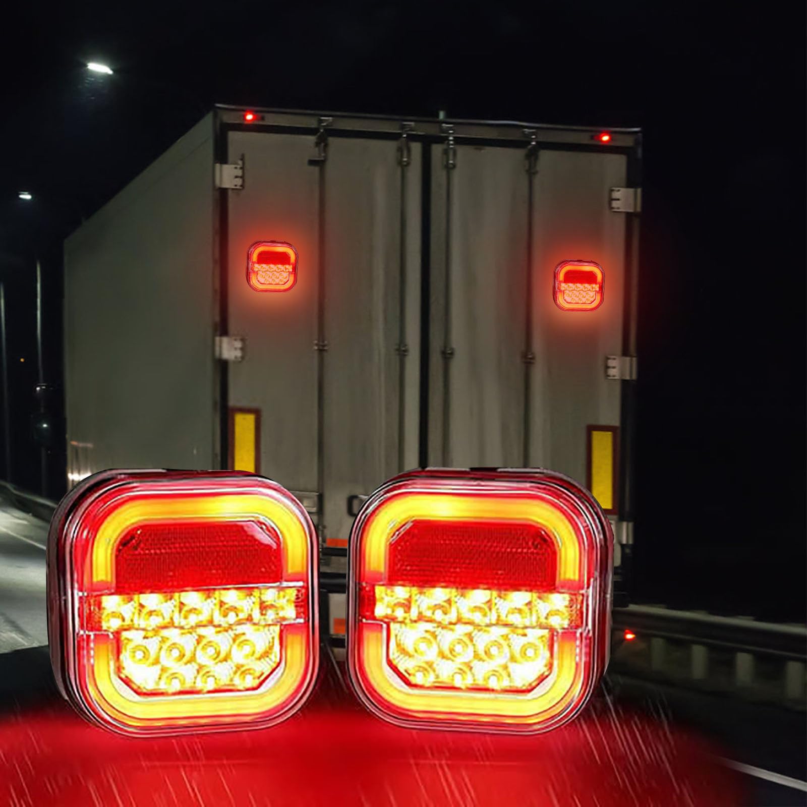 Trailer Light Kit No Wiring Wireless Magnetic Trailer Lights Kit ...