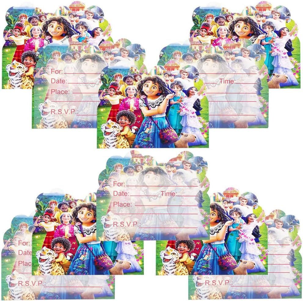 Buy 30 Pcs Encanto Party Invitation Cards,Encanto Birthday Party ...