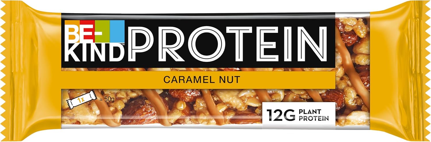 Be-Kind Toasted Caramel Nut Protein Cereal Bar, 50gx12 pcs - Pack of 1 ...