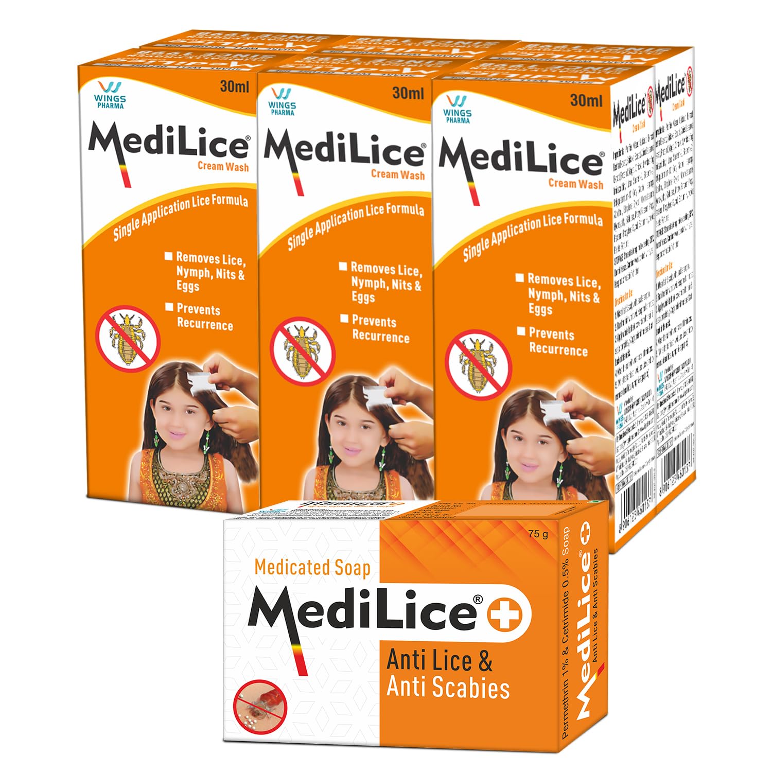 Buy MediLice Head to Toe Care Duo | Lice & Nits Removal Formula Pack of ...