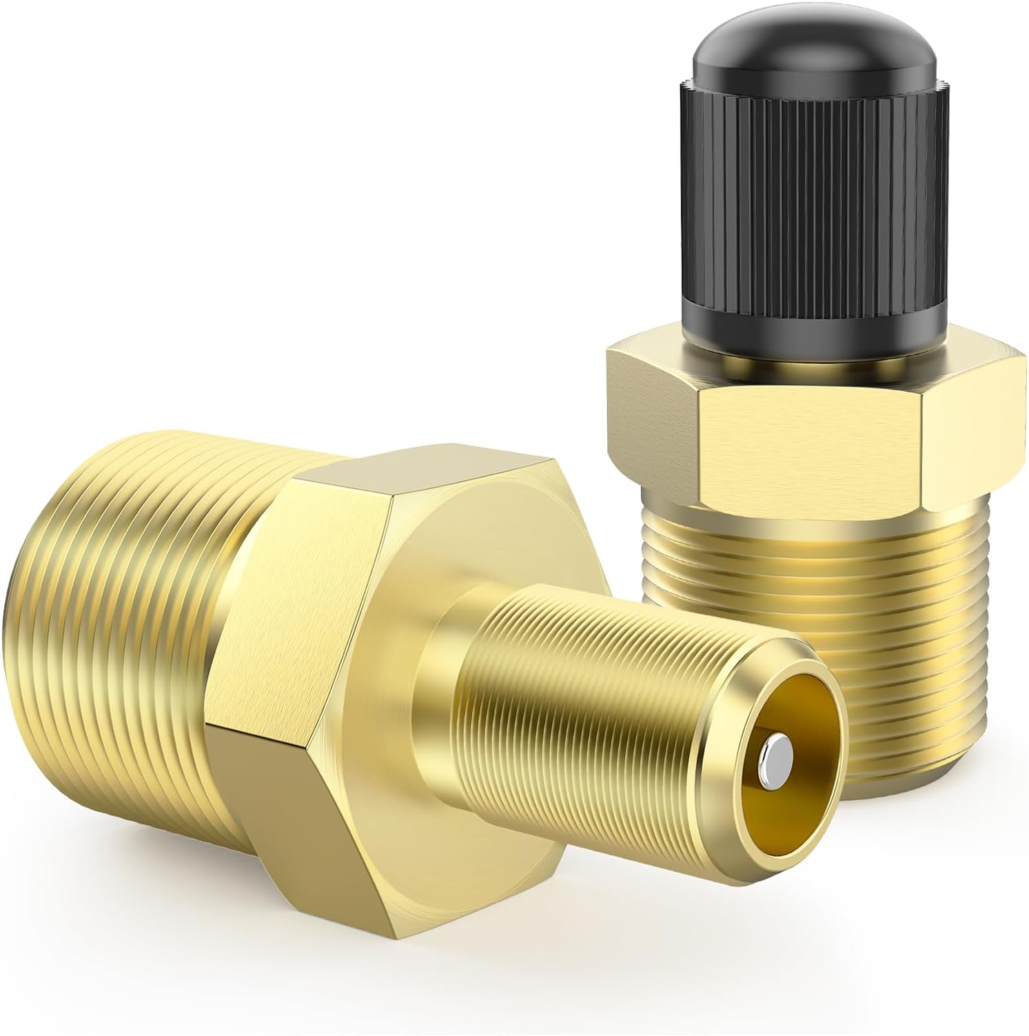 Amazon.com: FlyCoco 2 Pack Air Inflator Adapter 1/4 NPT (m) to Standard ...