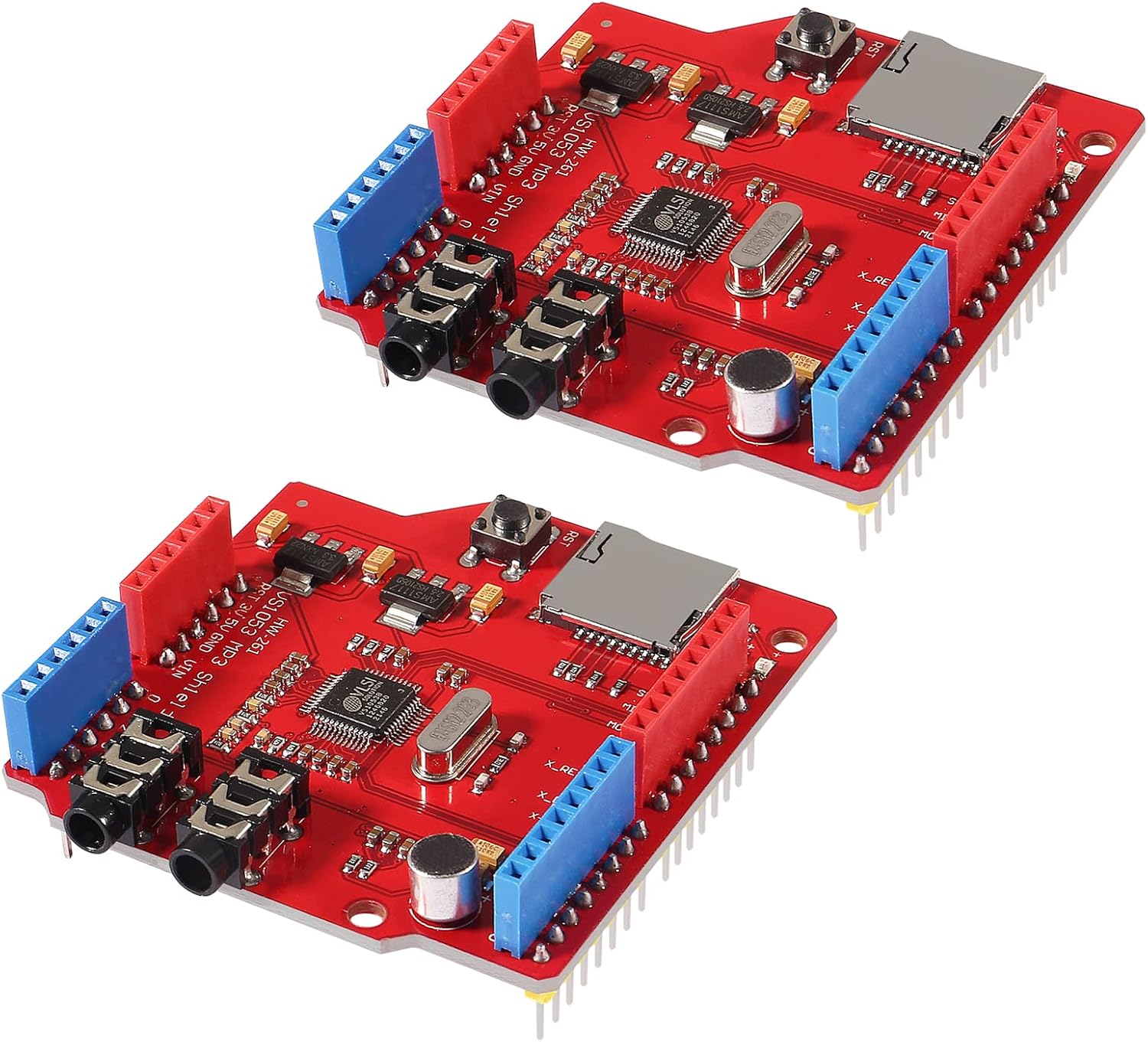 Amazon.com: AITRIP 2PCS VS1053 VS1053B Stereo Audio MP3 Player Shield ...