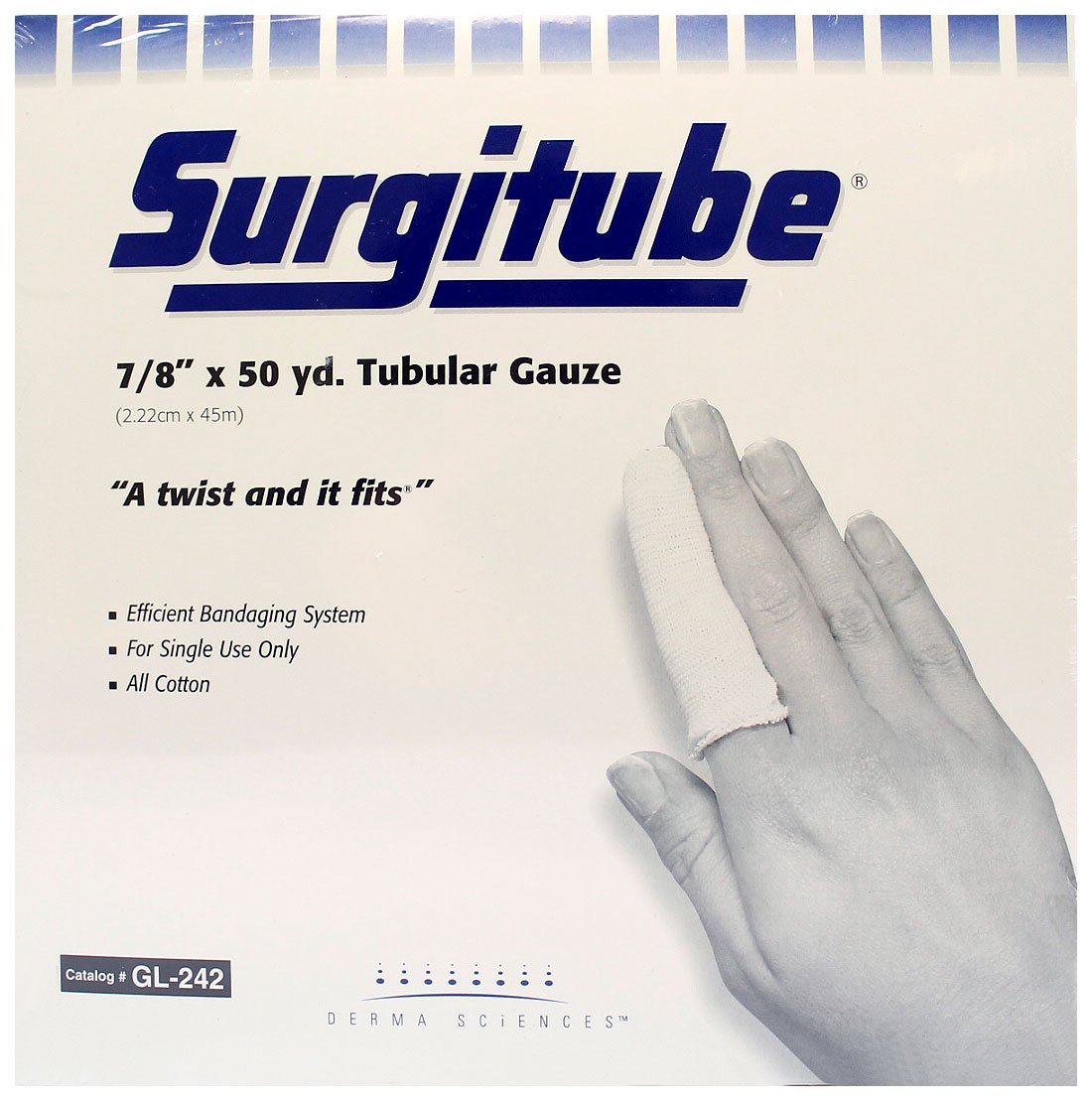Amazon.com: Surgitube Tubular Gauze, For Use without Applicator-Closer ...