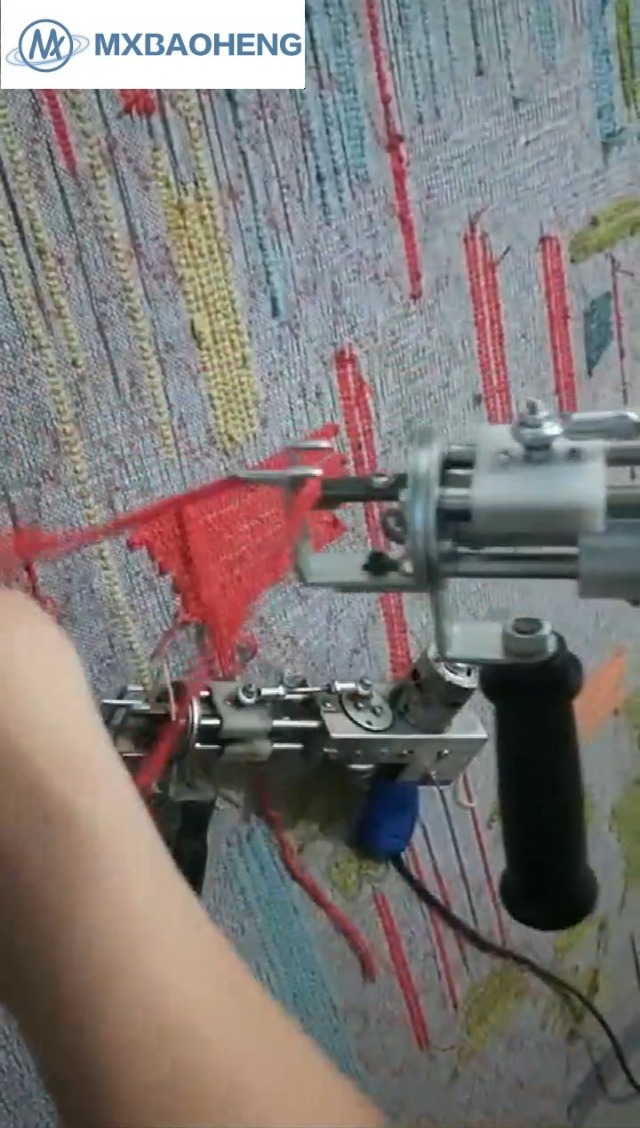 Watch Rug Tufting Gun Electric Loop Pile Carpet Weaving Machine on ...