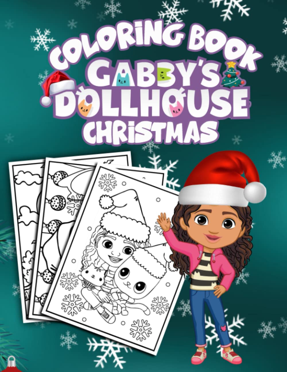 Gabbys Dollhouse Christmas Coloring Book Encourage Creativity With One ...