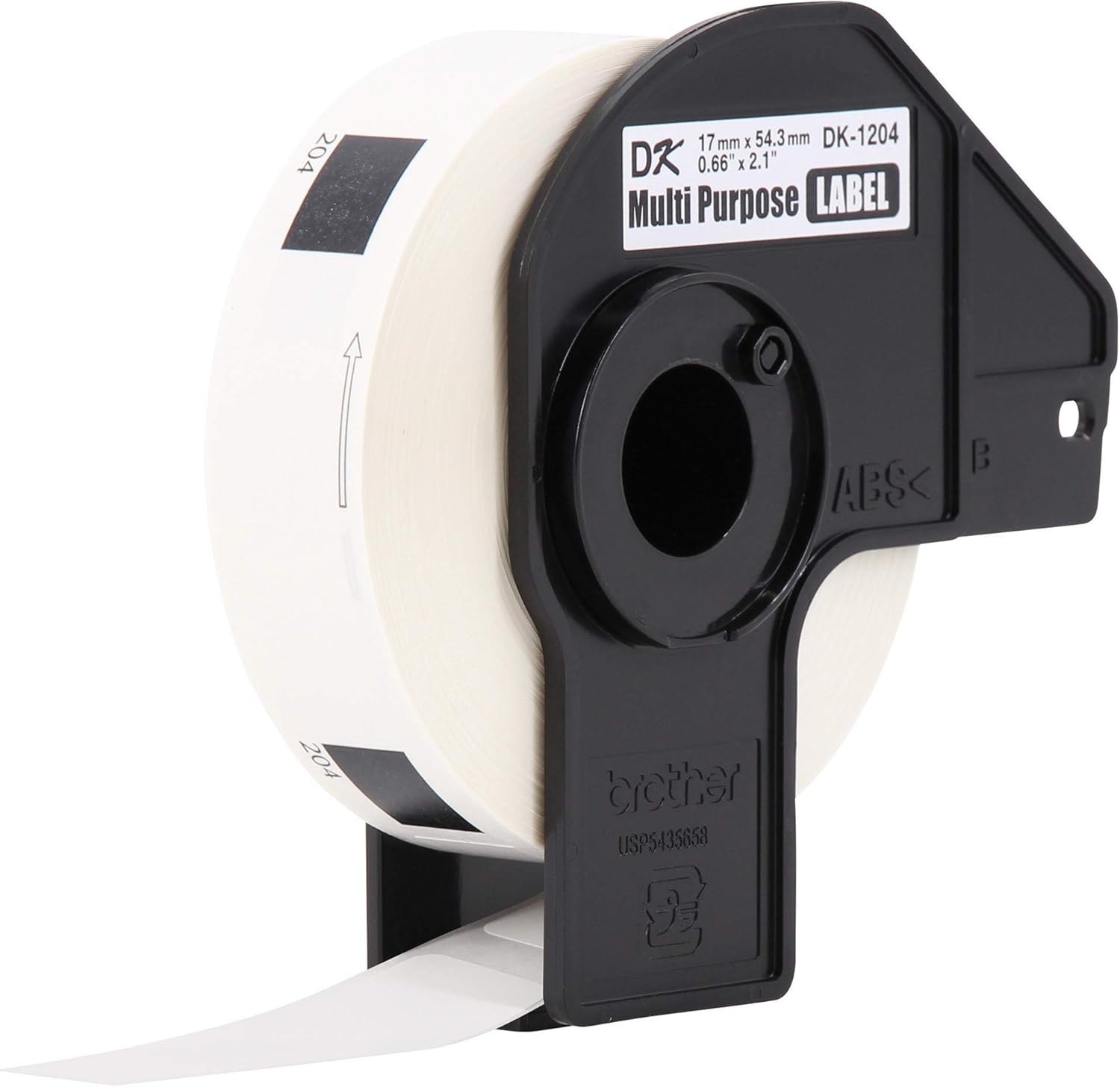 Brother Genuine DK-12043PK Multipurpose Paper Label Roll, Die-Cut Paper ...