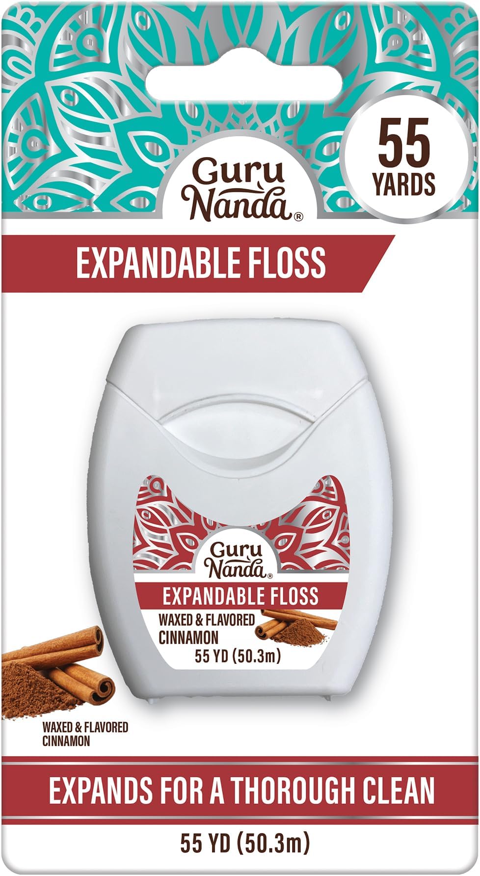 Amazon.com : GuruNanda Expandable Waxed Dental Floss for Gentle, Deep ...