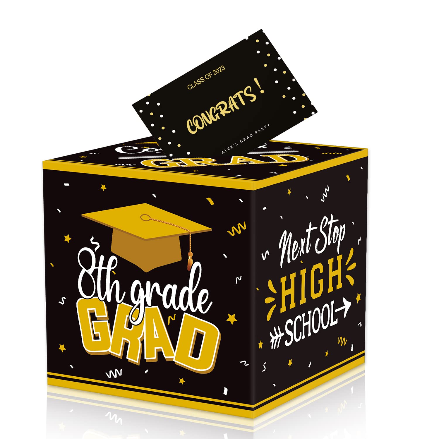 Amazon.com: Aisosiks 8TH Grade Graduation Card Box Holder 2024, 8TH ...