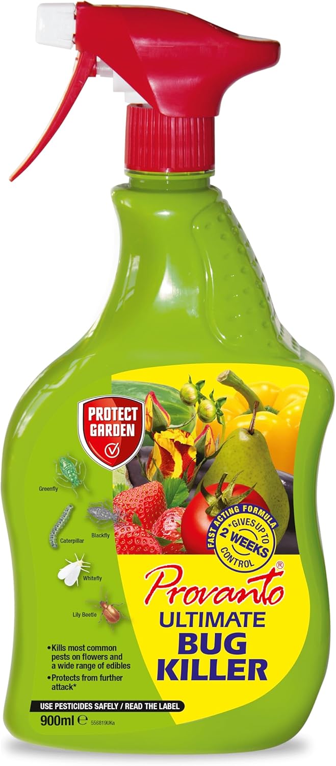 Provanto Ultimate Bug Killer, 1L - Fast Acting Bug Spray with Up To 2 ...
