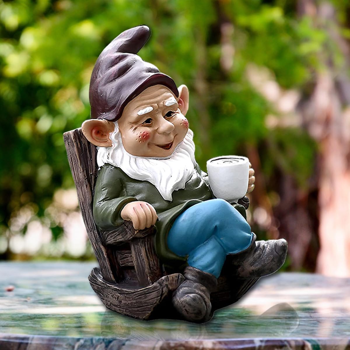 Bill and Beryl Elves standing Daisy, Garden Ornament, Gnome, Garden ...