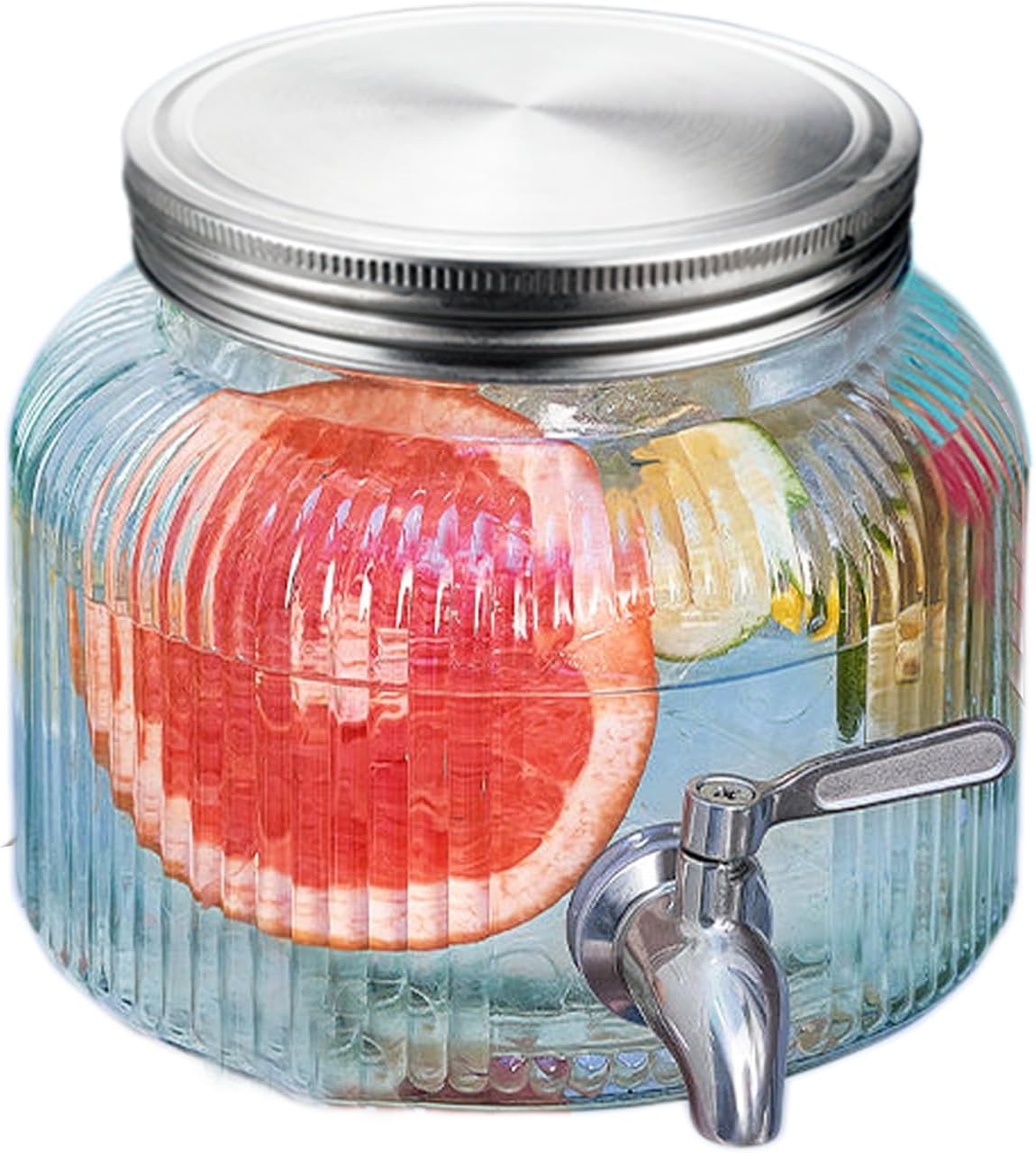 Amazon.com | Glass Beverage Dispenser for Parties - 100% Leakproof ...