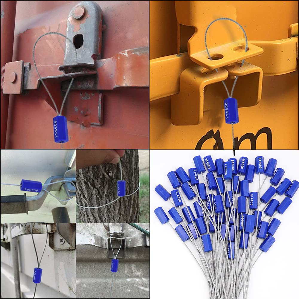 Snapklik.com : FANXIANG 50pcs Security Cable Seals Numbered Security ...