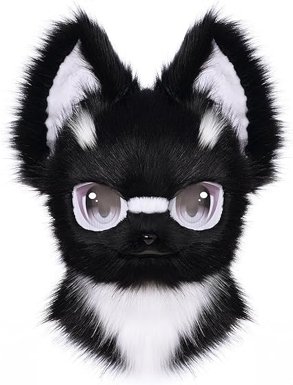 Amazon.com: RegalBeasts Furry Costume Mask – Realistic Fursuit Head for ...