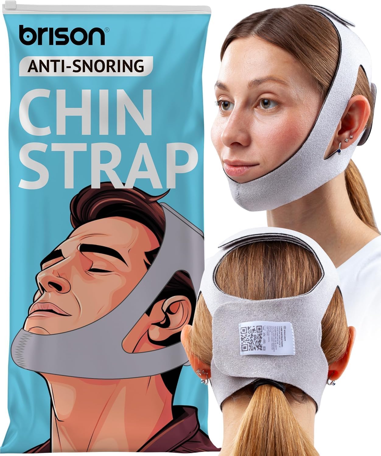 Amazon.com: BRISON Anti Snoring Chin Strap - Adjustable Snore Stopping ...