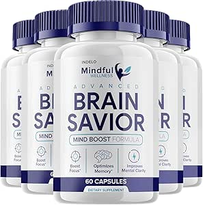 Amazon.com: (5 Pack) Mindful Wellness Advanced Brain Savior Capsules ...
