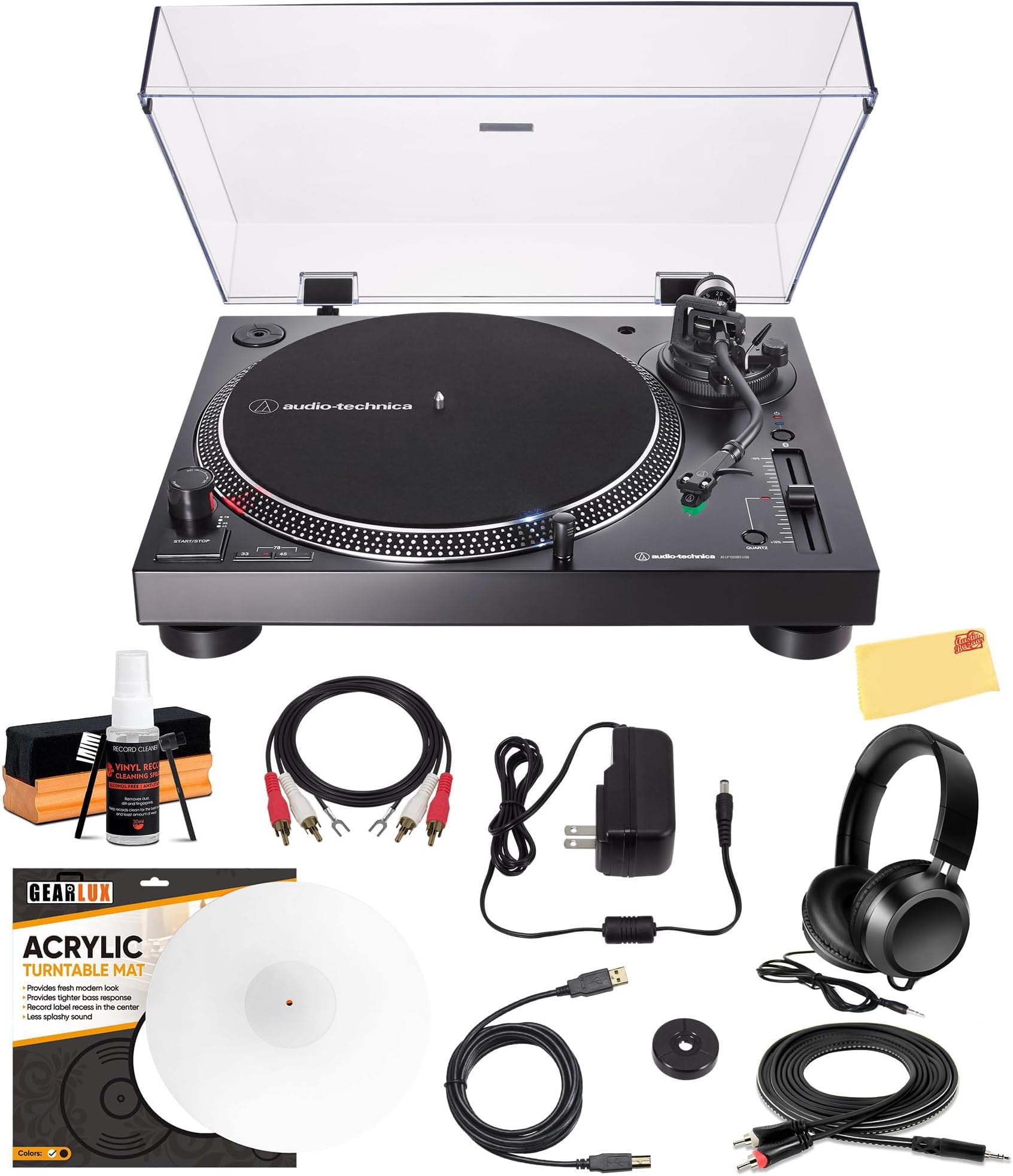 Amazon.com: Audio-Technica AT-LP120XBT-USB Wireless Direct-Drive ...