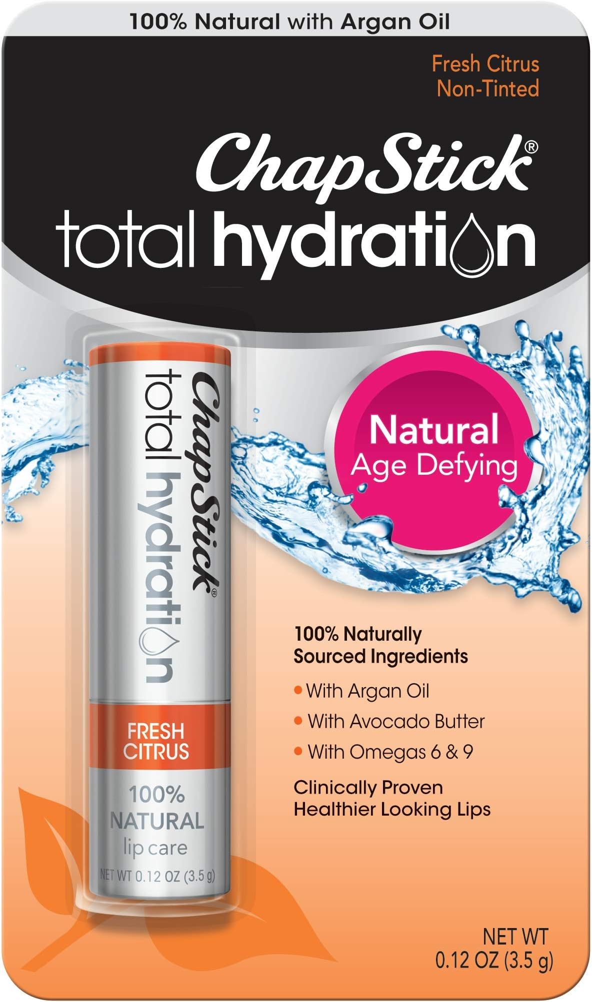 Amazon.com : ChapStick Total Hydration Moisture + Tint Pink Nude Tinted ...