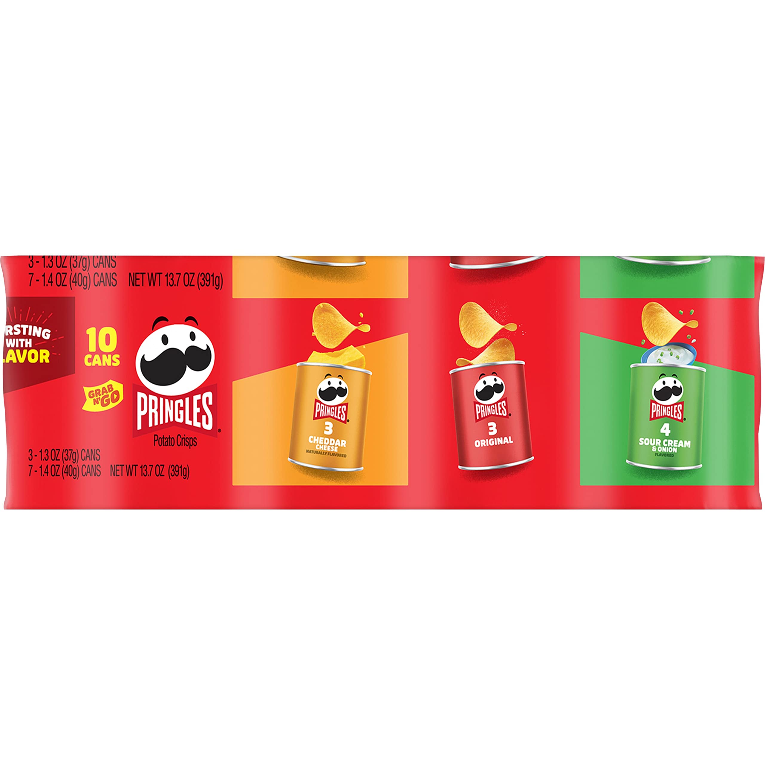 Pringles Potato Crisps Chips Variety Pack, Lunch Snacks, Office and ...