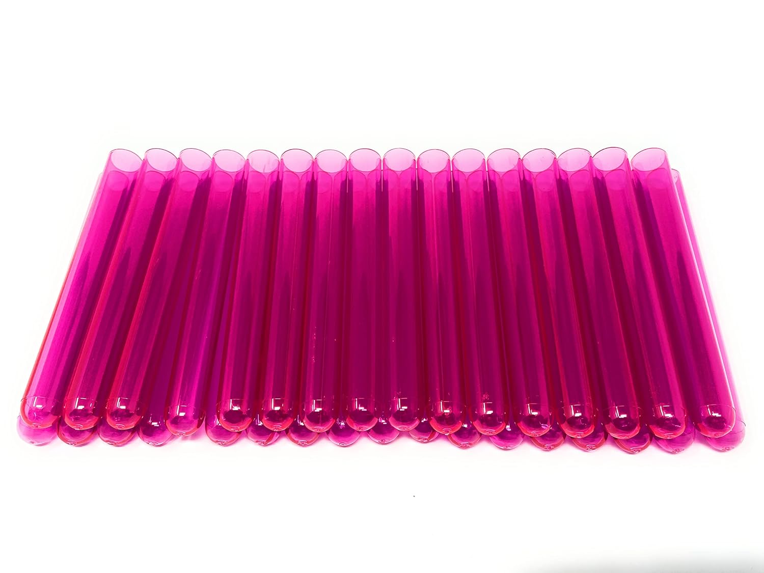 Buy Valchemist Test Tube Shot Glasses Pack of 33 Neon Pink 3/4oz ...