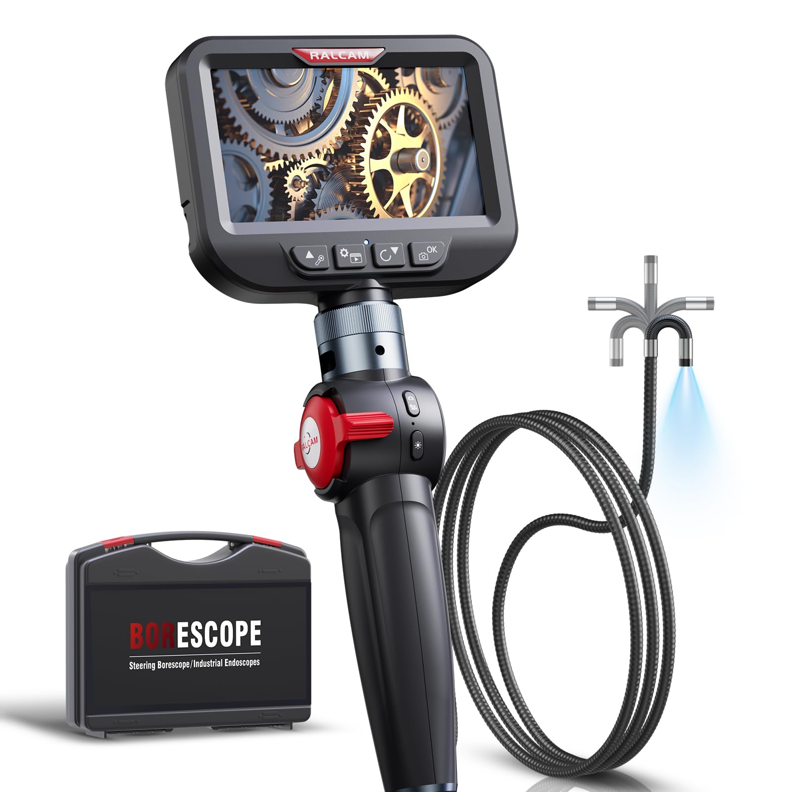 Snapklik.com : Ralcam Two-Way Articulating Borescope, 0.33in Industrial ...