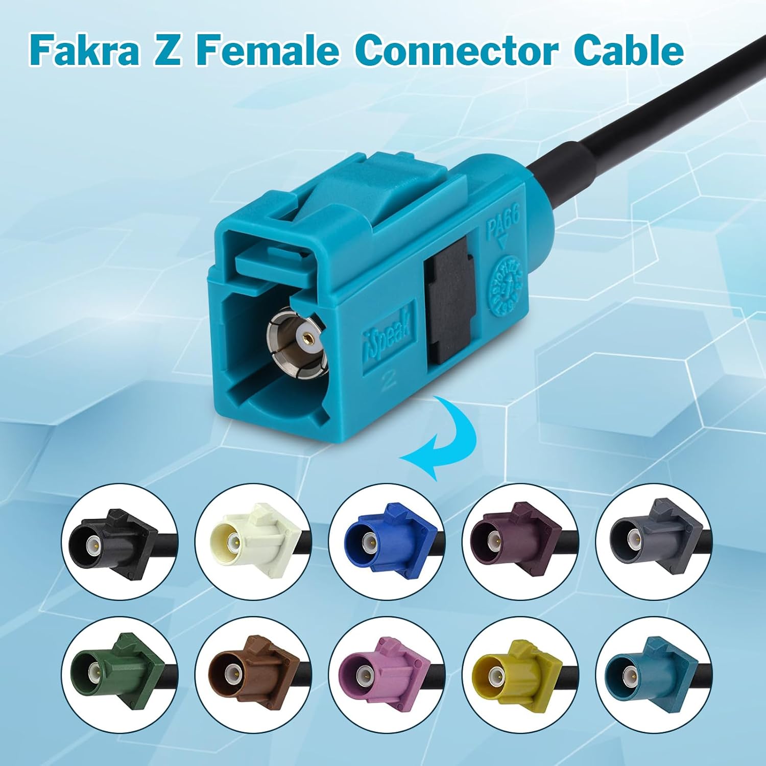 BLTIATLE Cable de extensión de antena de coche de 6 pulgadas universal ...