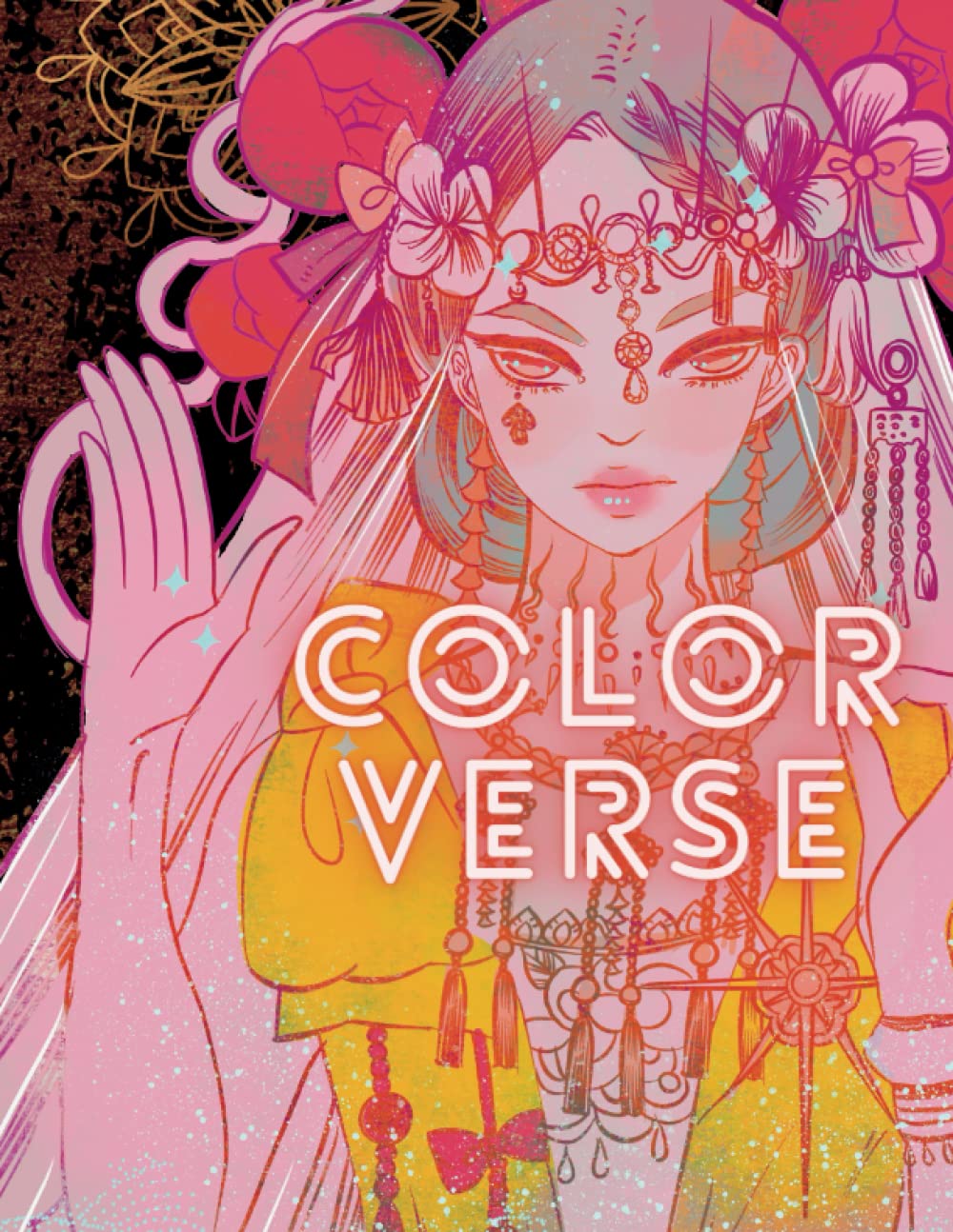 Amazon.com: Colorverse no.1 Japanese anime manga coloring book Filled ...