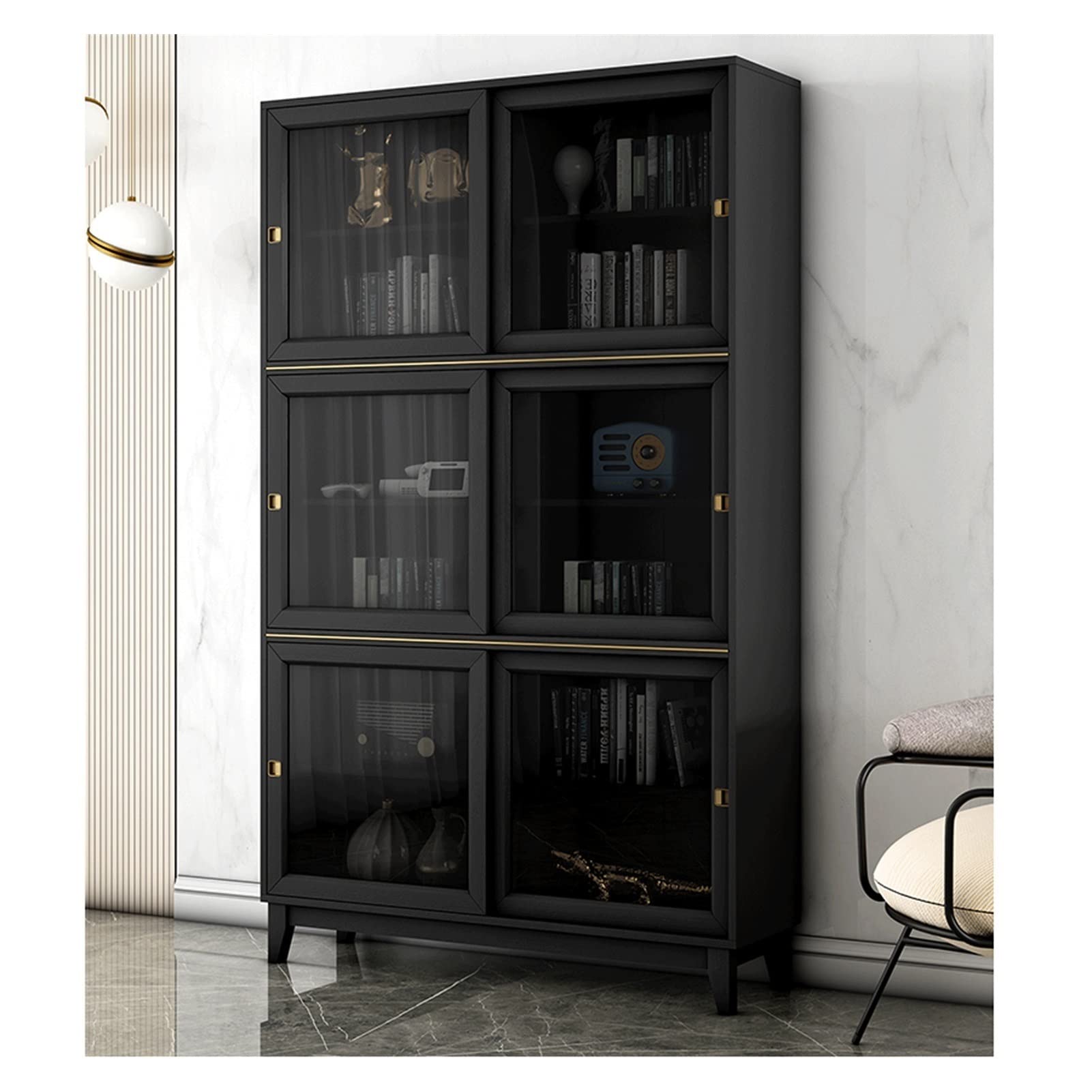 Black Bookcase With Sliding Doors Bookcase With Glass Sliding Doors