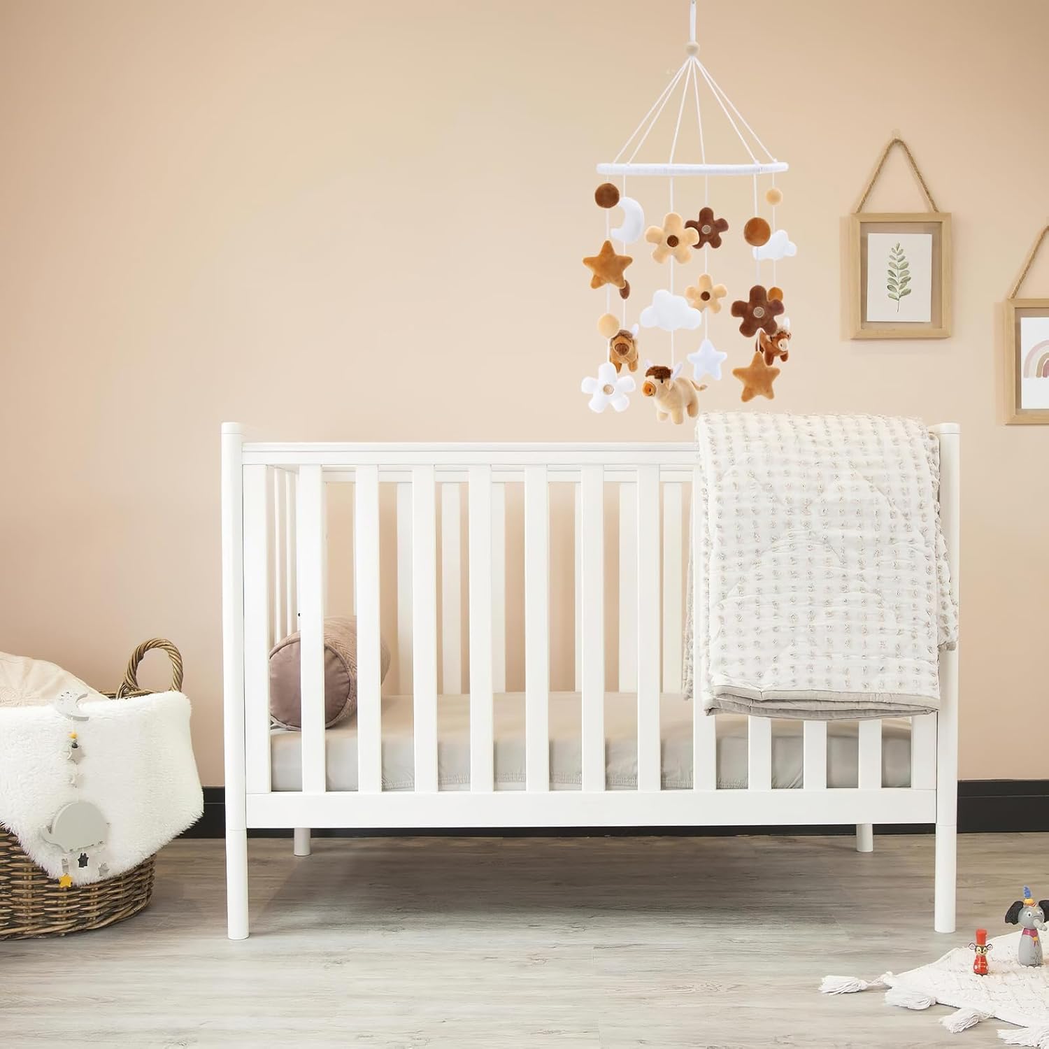 Highland Cows – Cuna móvil de granja escocesa para colgar terneros con ...