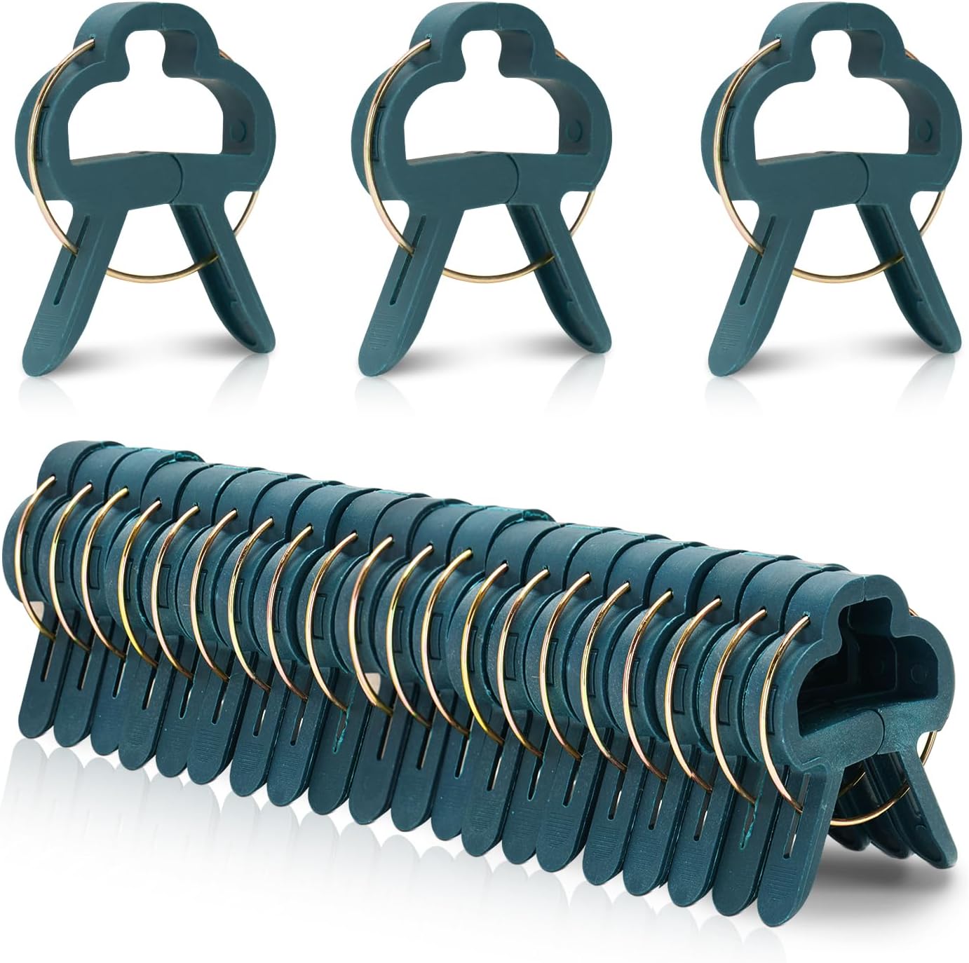 KINGLAKE 50Pcs Garden Plant Clips Adjustable Plant Stem Clips for ...