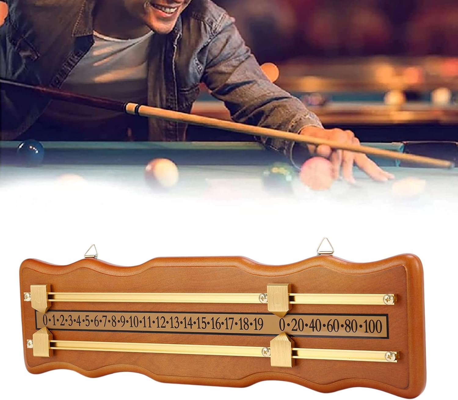 Nebel Tableau de bord de billard avec 2 rails et aiguilles pour les ...