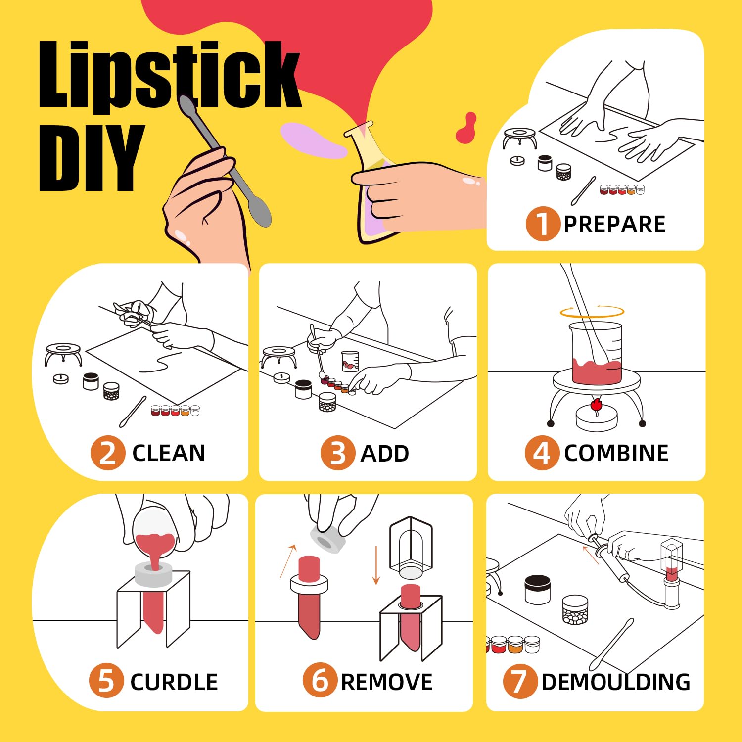 How To Make Lipstick Step By Step