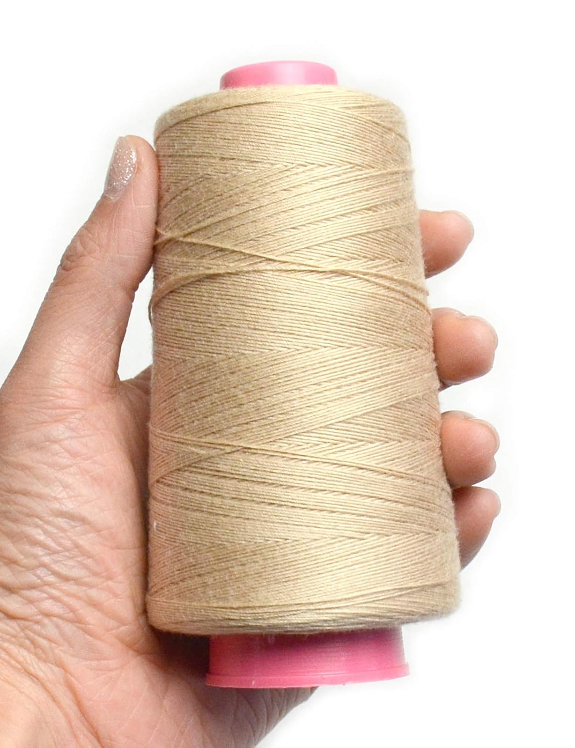 Amazon.com: Luwigs Beige Weaving Thread 100% Polyester for Making Wig ...