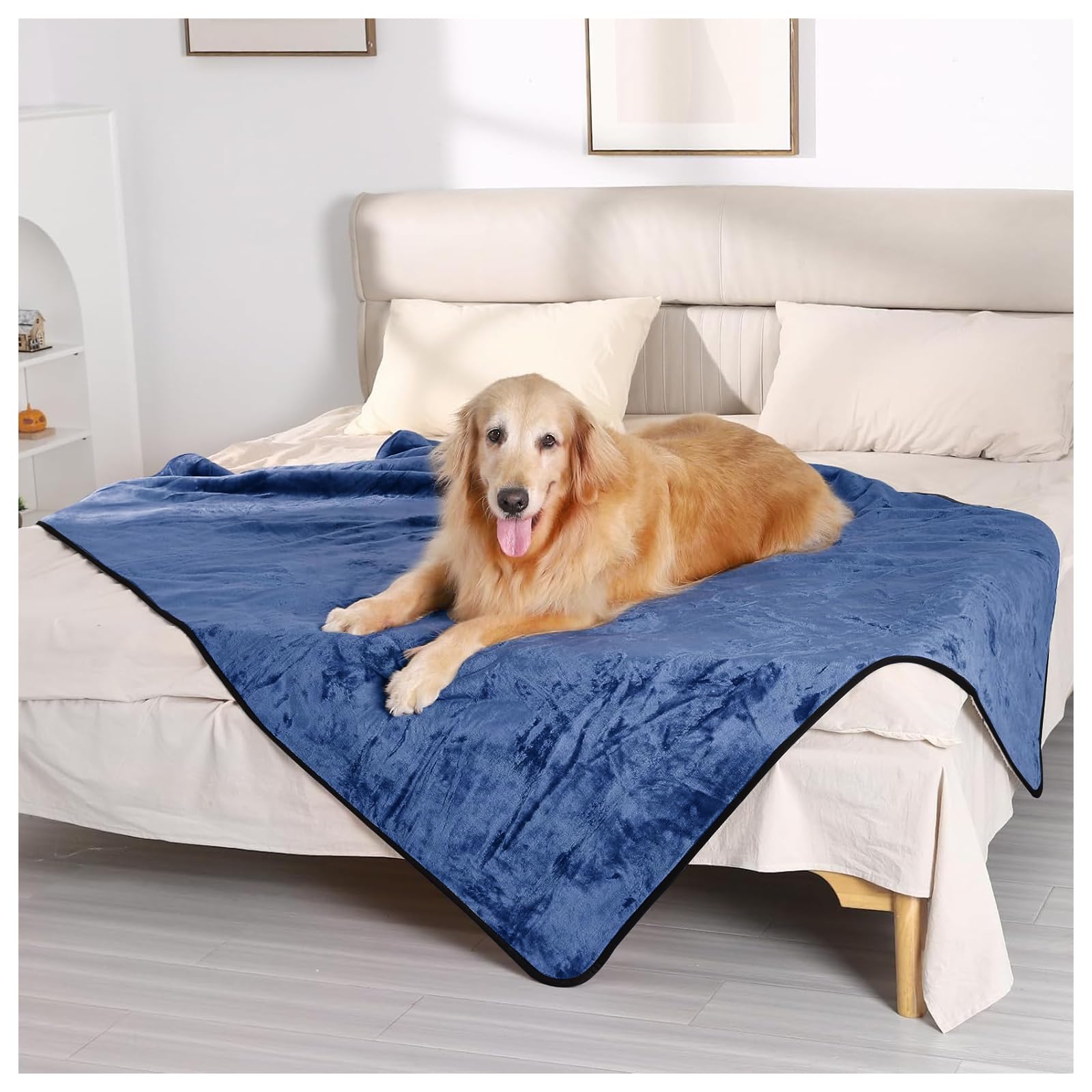 7CDXD Waterproof Dog Blanket,50"x60" Flannel Waterproof Blanket, Liquid ...