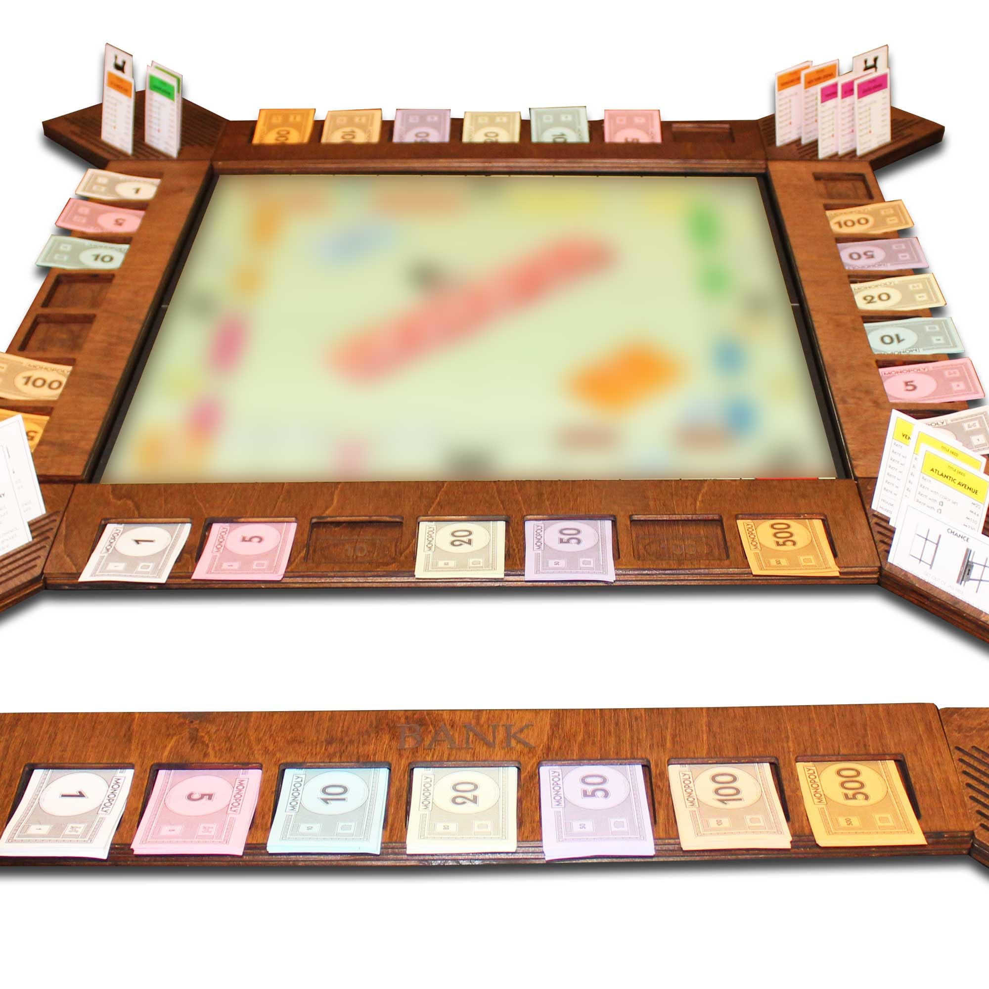 Amazon.com: Custom Board Game Frame Personalized Game Board Organizer ...