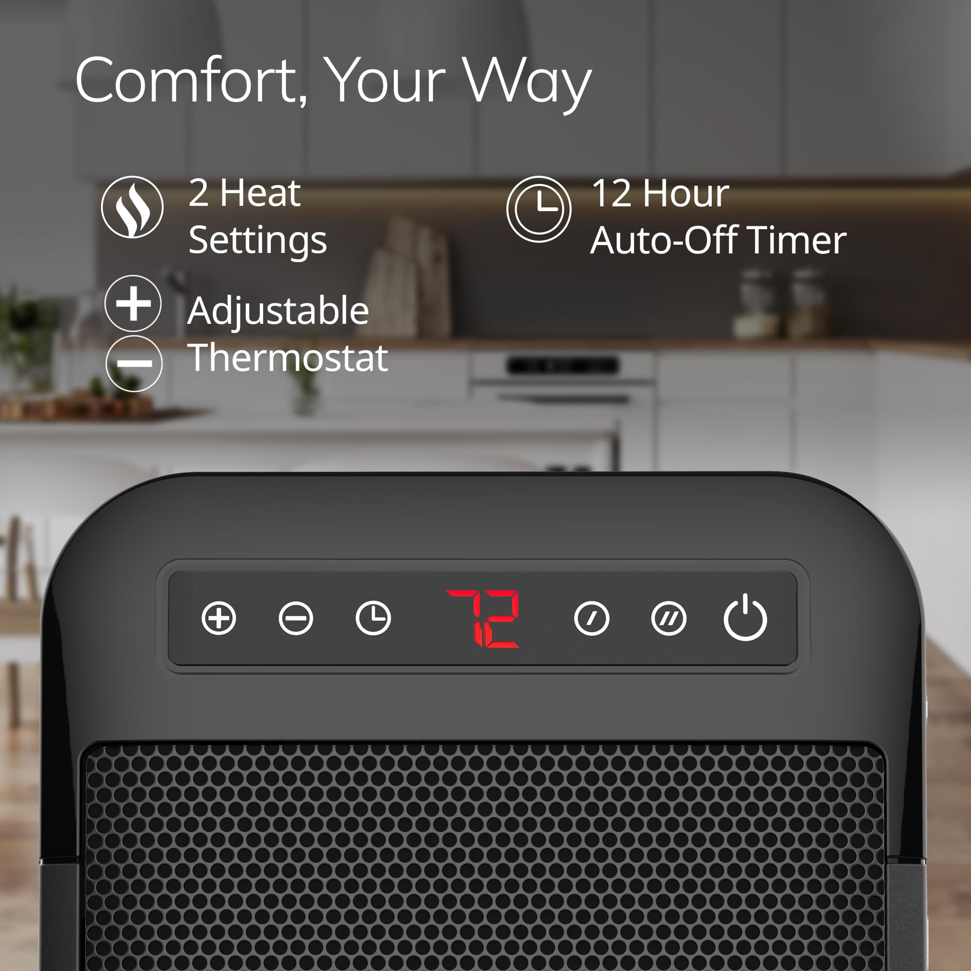 Snapklik.com : MyHeat Max Personal Ceramic Space Heater, Tip Over ...