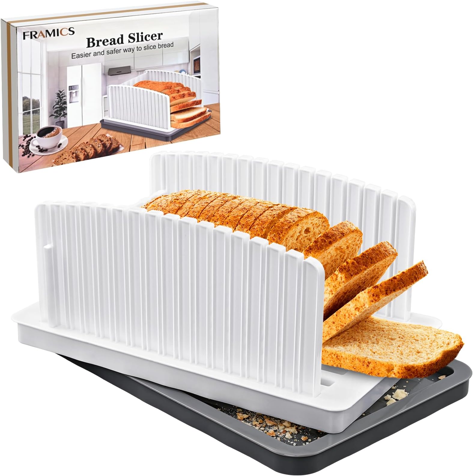 Amazon.com: La Tartelette® Sourdough Bread Slicer for Homemade Bread ...