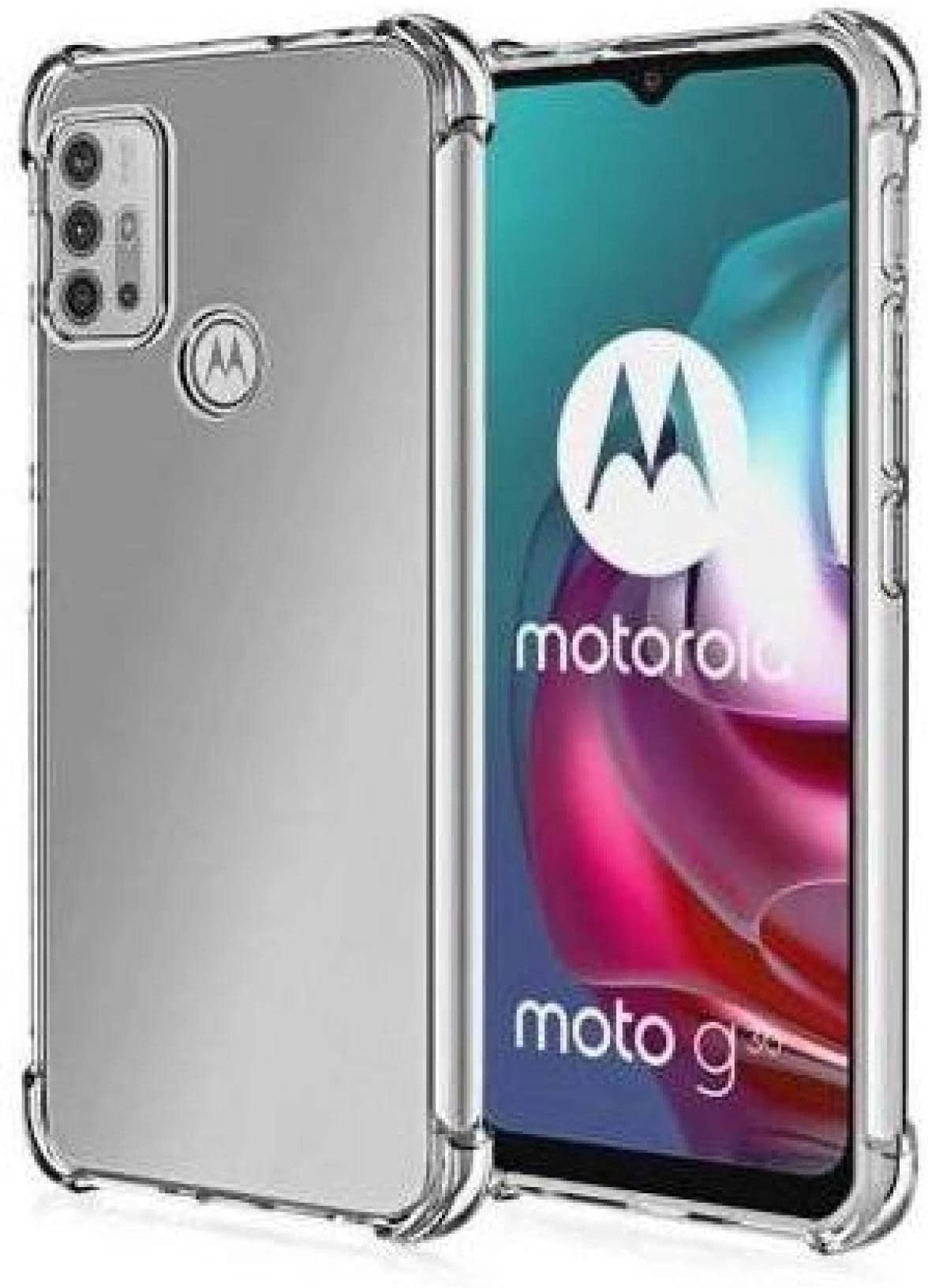 Gorilion Bumper Case Clear Flexible Back Cover for Motorola Moto G20 ...