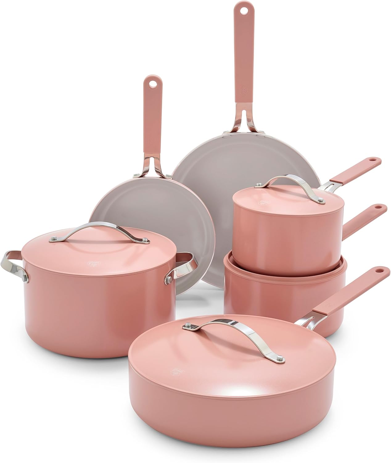 Amazon.com: GreenLife 10-Piece Nonstick Ceramic Cookware Set ...