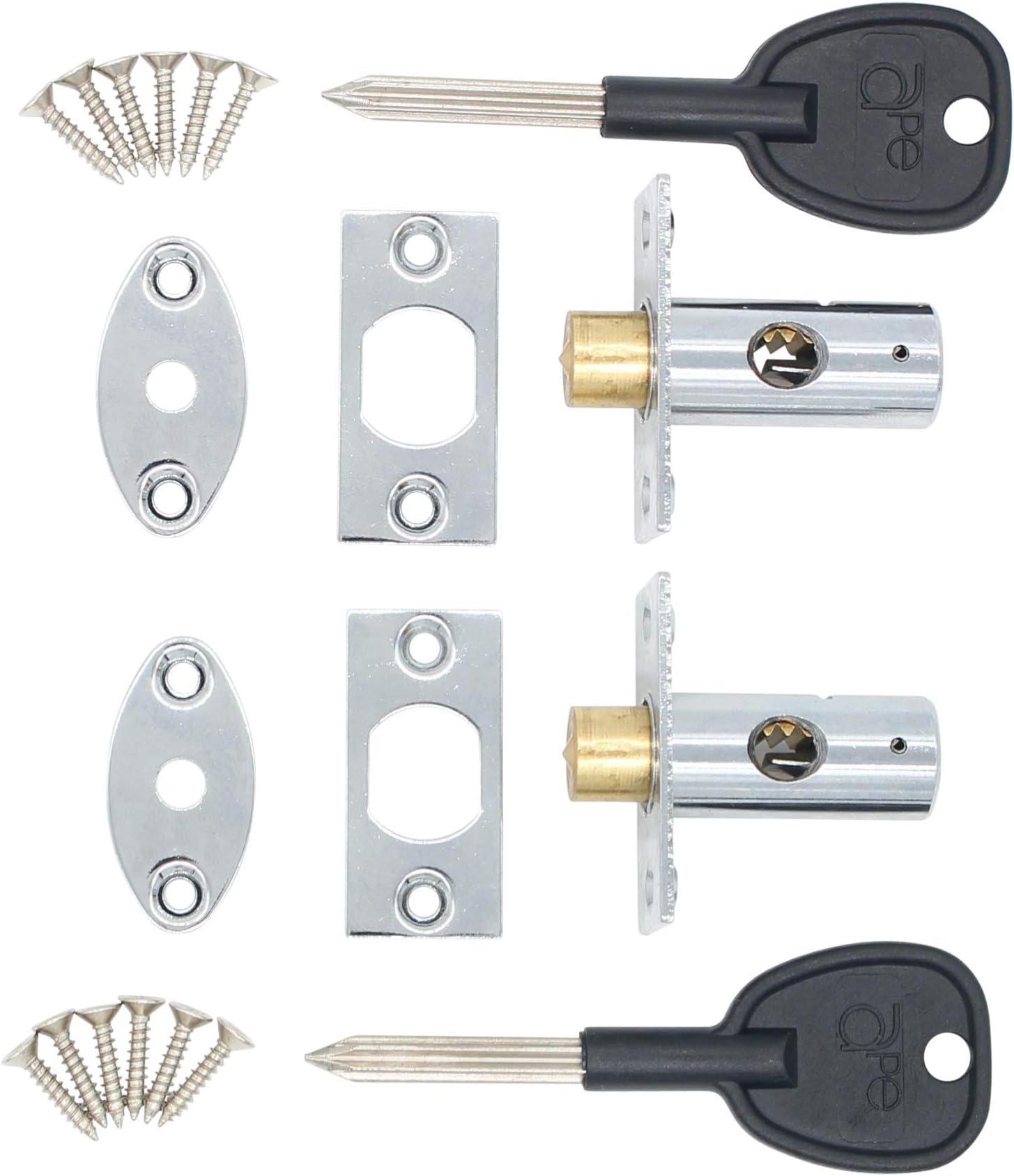 Window Security Mortice Rack Bolts | Pack of 2 Bolts with 2 Star Keys ...