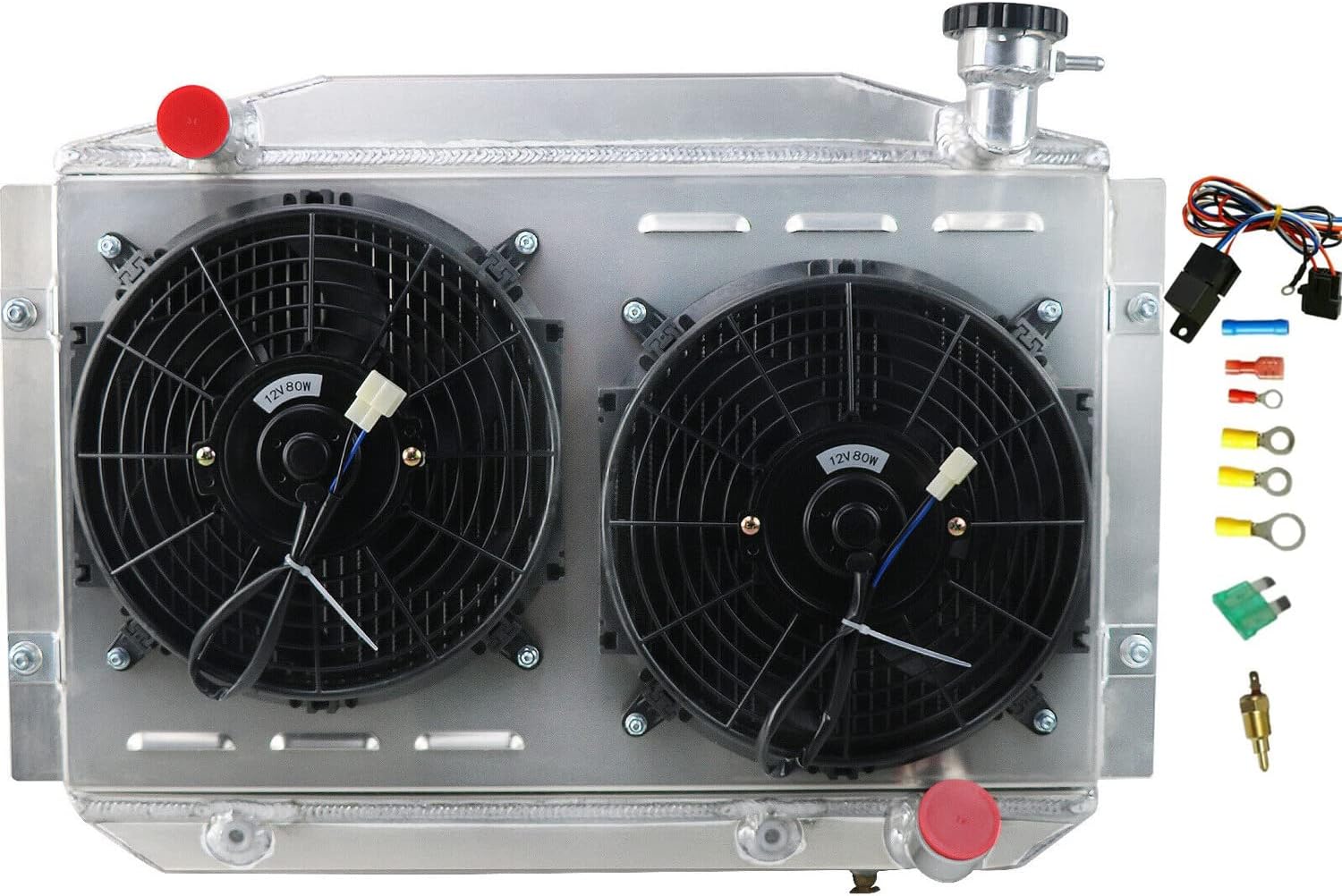 Amazon.com: COOLINGBEST Aluminum Radiator for 1955 1956 1957 1958 1959 ...