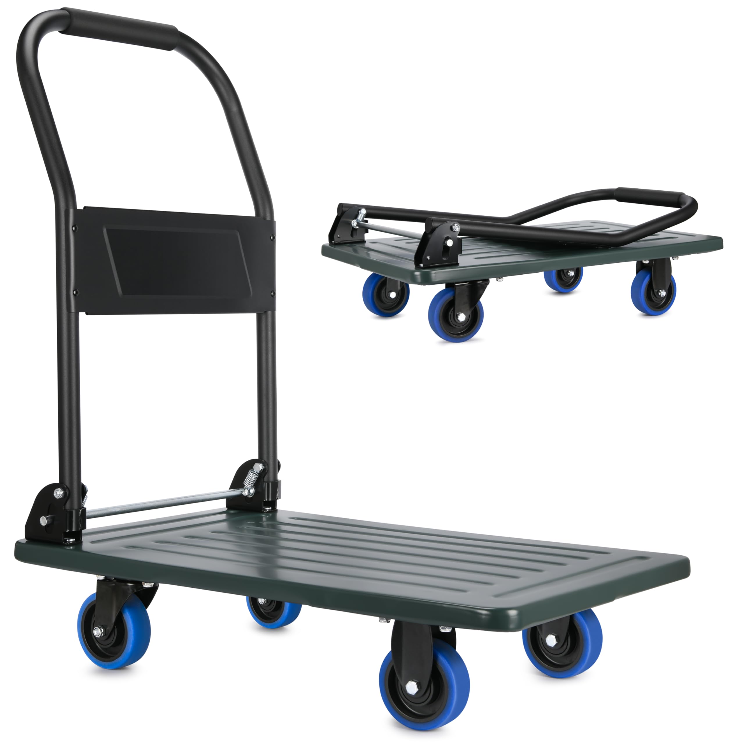 Snapklik.com : Heavy Duty Platform Truck Cart (Iron Made), Flatbed Cart ...