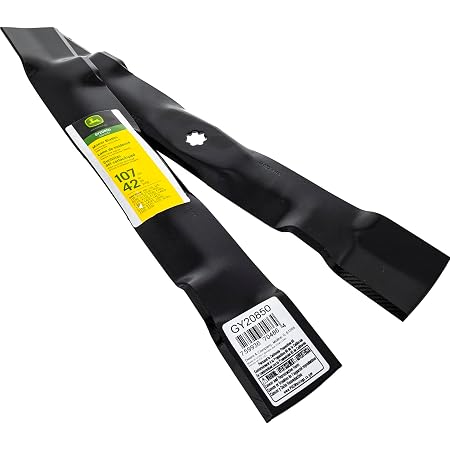 Amazon.com : John Deere UC21583 Mower Blade 42" Decks LA100 LA125 S240 ...