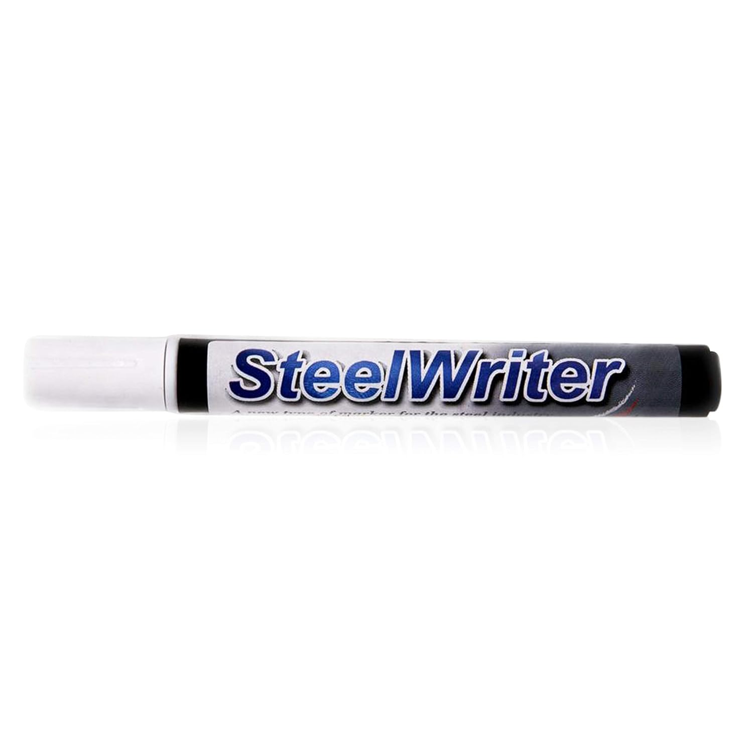 Steelwriter Marker Pen - White 5mm. for Drawing onto Steel and Other ...
