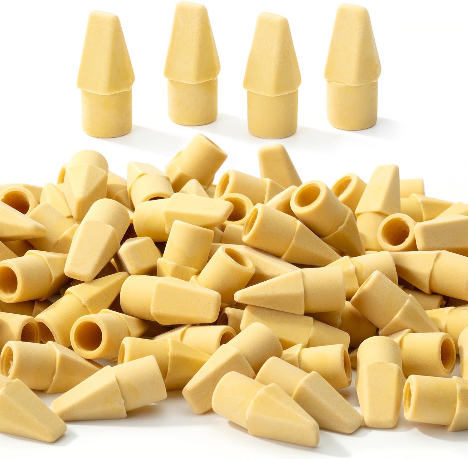 Amazon.com : Mr. Pen- Pencil Eraser Toppers, 120 Pack, Yellow, Cap ...