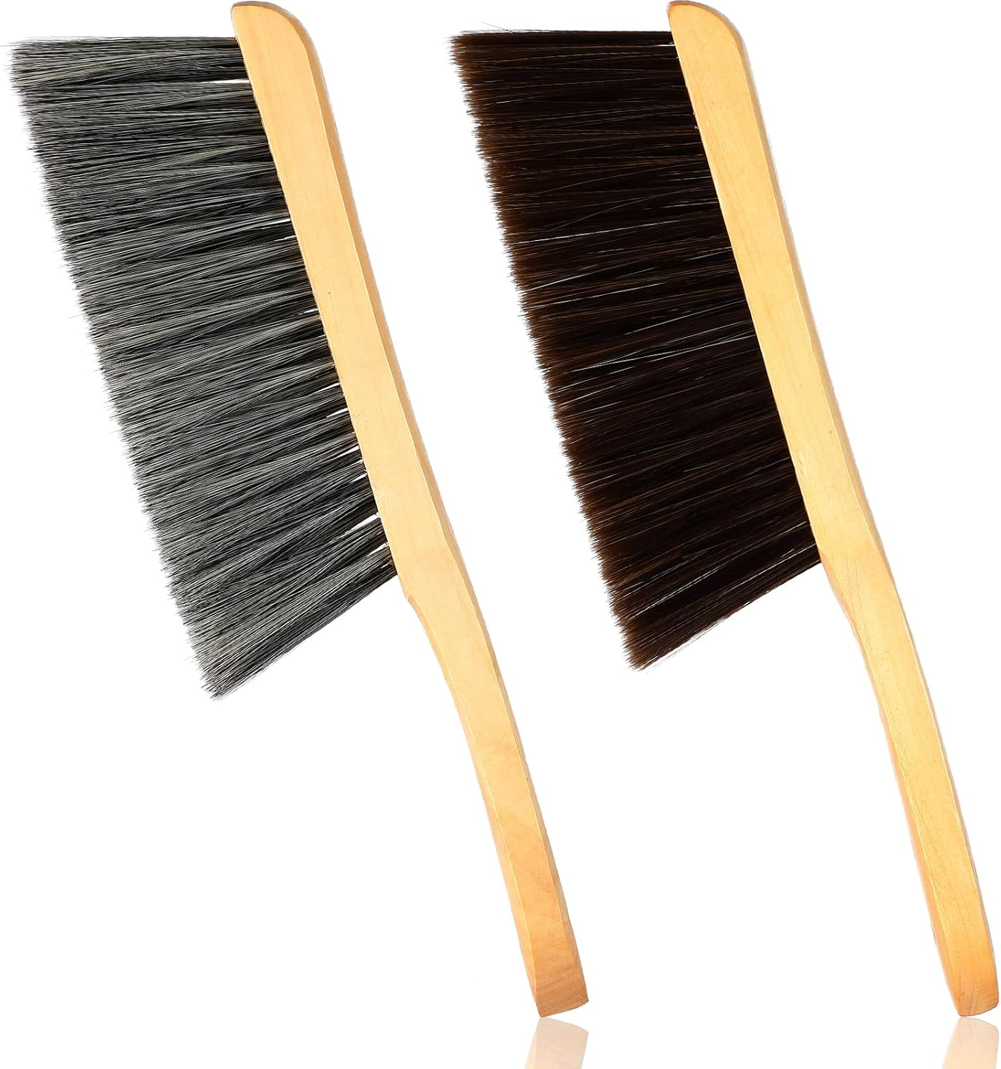 Amazon.com: Patelai 2 Pieces Wooden Bench Brushes Fireplace Brush ...