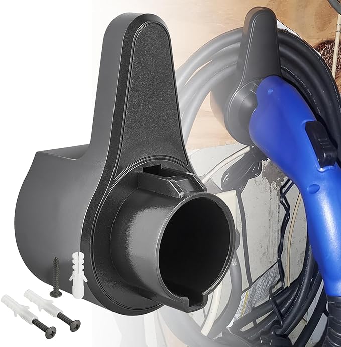 MECMO EV Charging Cable Holder Wall Mount for J1772, Electronic Vehicle ...