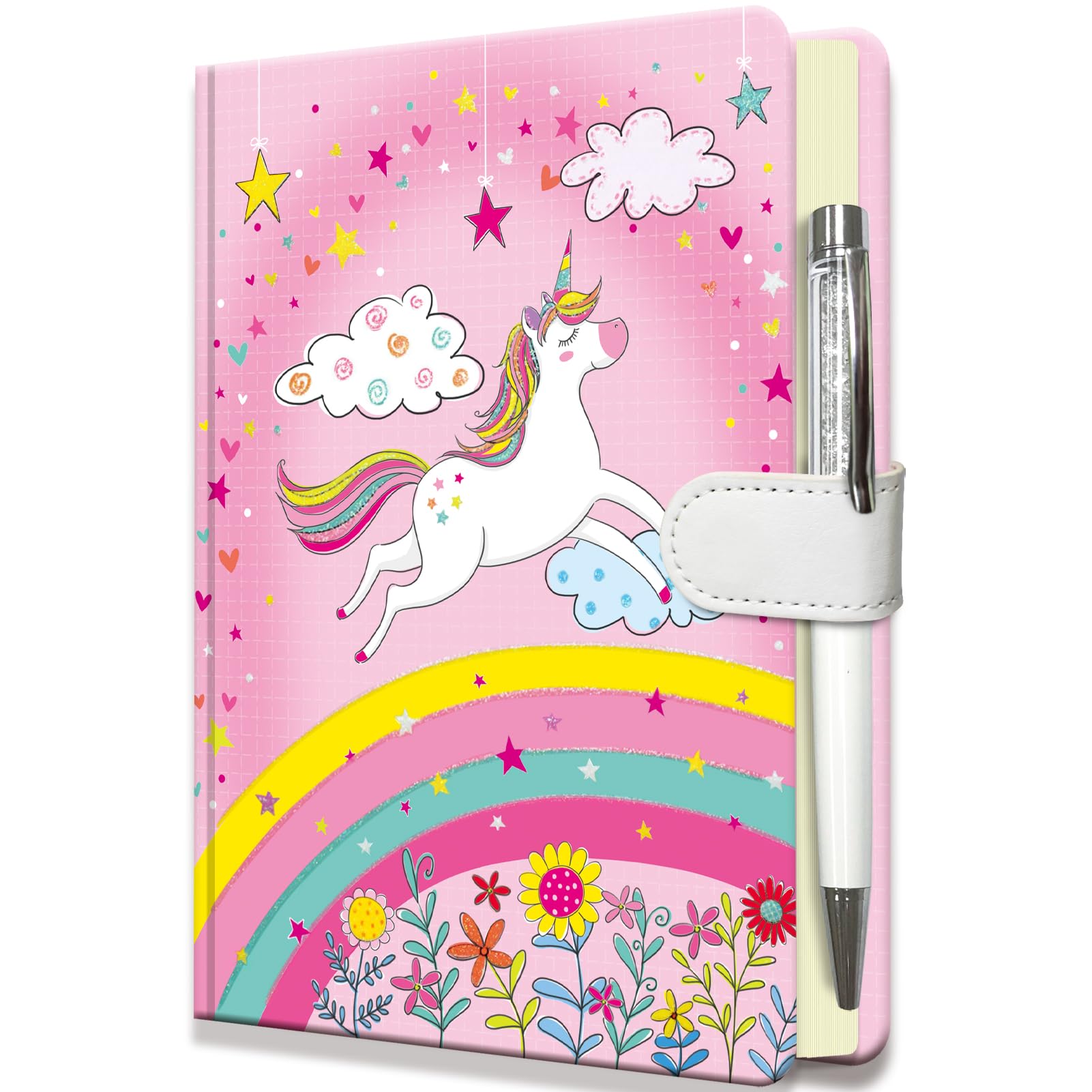 Amazon.com: DWIYITTN Unicorn Journal for Girls - Gift for Kids - Diary ...
