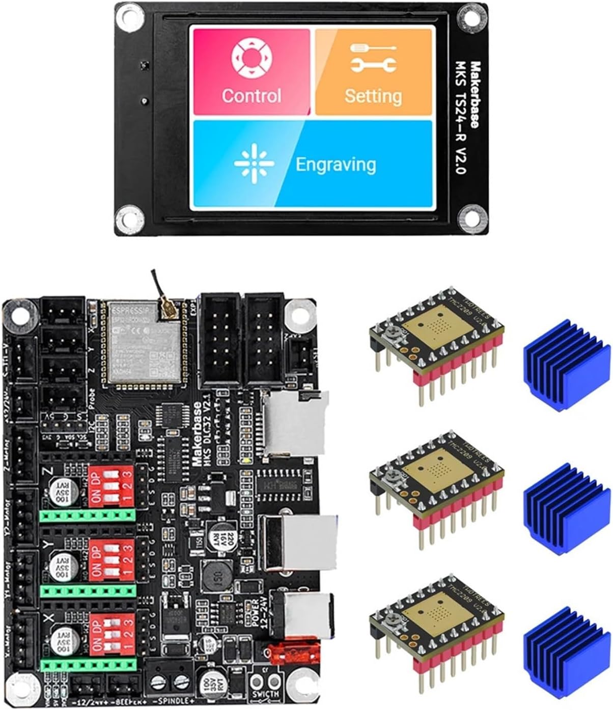 Amazon.com: ZEKOLO Laser Engraving Machine Motherboard Makerbase MKS ...